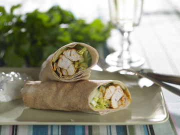 Wraps med krydret kylling | Familie Journal